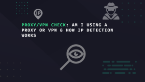 Proxy/VPN Check: Am I Using a Proxy or VPN? How IP Detection Works ...